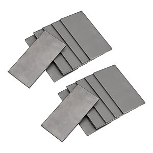 Luckyweld Welding Practice Kit (2"X4") 11 Gauge Mild Steel Metal Material Welding Coupons12pcs, Welding Kit for MIG, TIG, Arc, Weld(12 pcs)