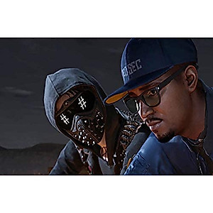 Watch Dogs Mask Wrench Marcus Legion LED 25 Expression Change Cosplay Halloween Prop Resin (Expression Change)