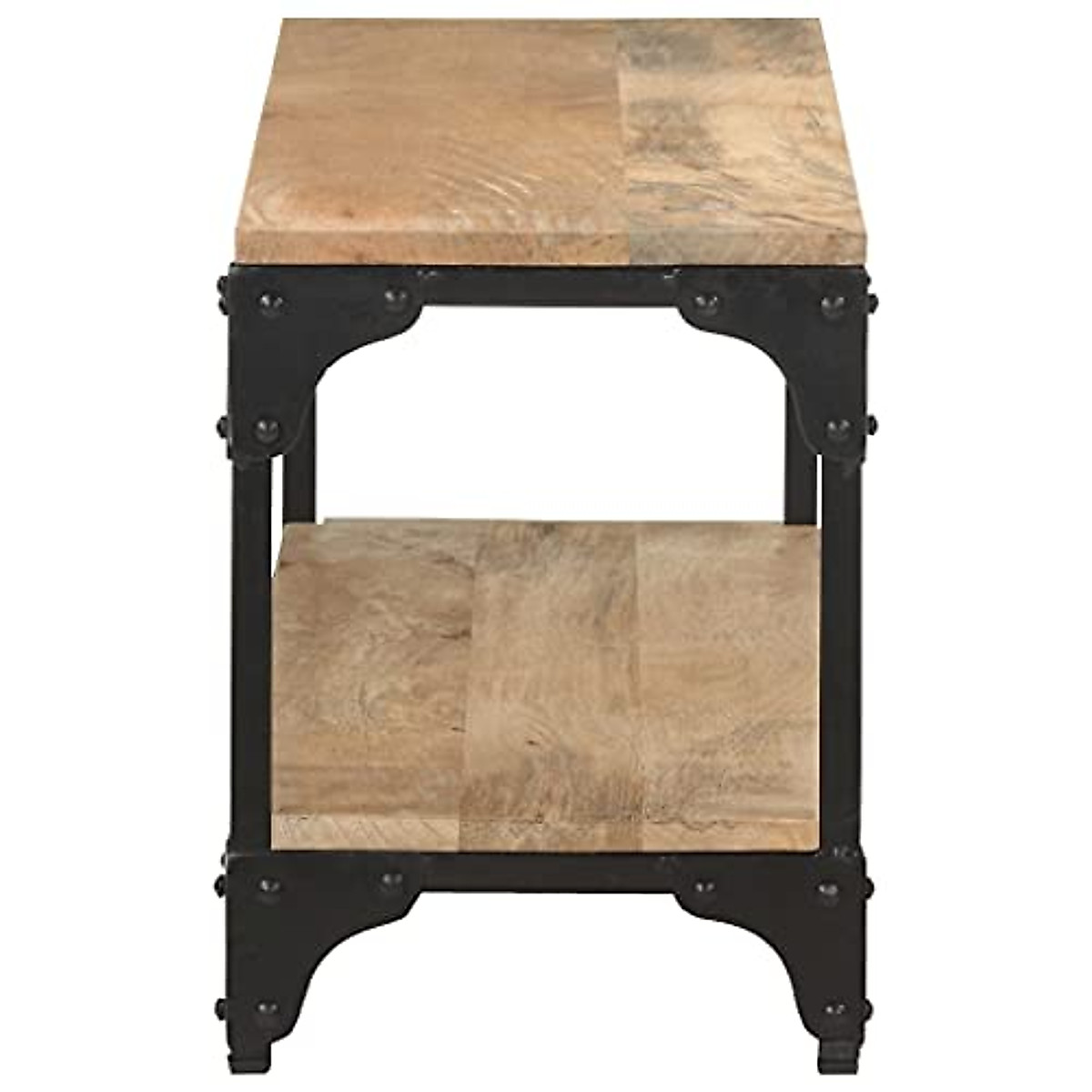 Coffee Table,Couch Table,Rustic Table,Side Table,Farmhouse Table,Living Room Table,Console Table,Vintage Style,Accent Table,for Home,Office,Living Room,Dining Room,35.4"x11.8"x15.7" Solid Mango Wood