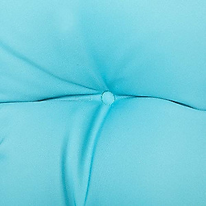 ARTPLAN All Weather Chair Outdoor Cushions Wicker Tufted Pillow with Back for Outdoor Furniture