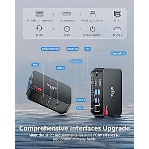 KAMRUI Mini PC Ryzen 7 5700U(8C/16T, up to 4.3GHz), Windows 11 Mini Computer 16GB DDR4 RAM 512GB M.2 2280 NVME SSD Mini PC Gaming, 4K Dual Display Mini Desktop Support WiFi6/BT5.2/Dual Channel