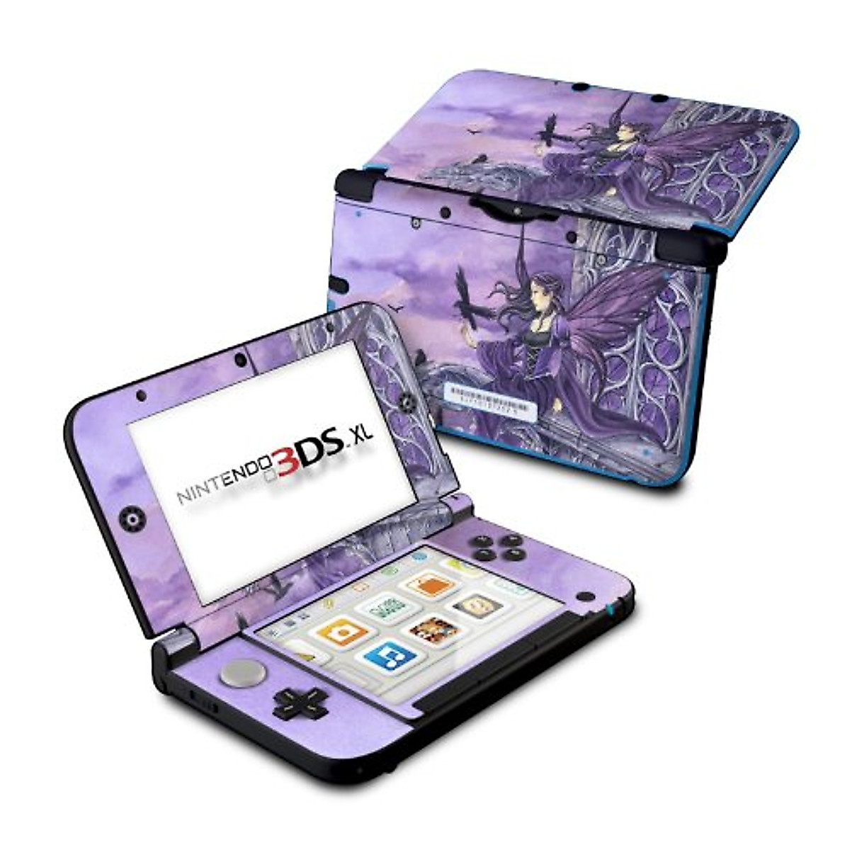 Dark Wings - DecalGirl Sticker Wrap Skin Compatible with Nintendo Original 3DS XL