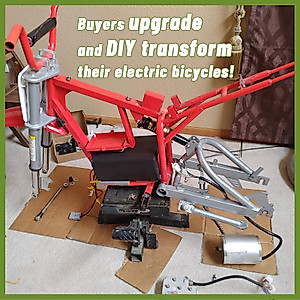 BtrPower 48V LiFePO4 Ebike Battery 20AH Lithium Battery Pack for 1500W-350W Motor, Built-in 40A BMS and 3A Fast Charger