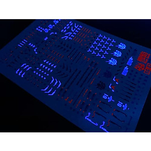 ANSAI Decals Decal Fluorescent fits Hobby RG 1/144 Hi Nu Hi v Scale Model kit