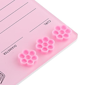 3 in 1 Eyelash Extension Tray, 7-15mm Acrylic False Lash Tray Eyelash Extension Holder Eyelashes Display Strip Lash Pallet with Magnetic Suction Holes for Eyelash Training Institutions