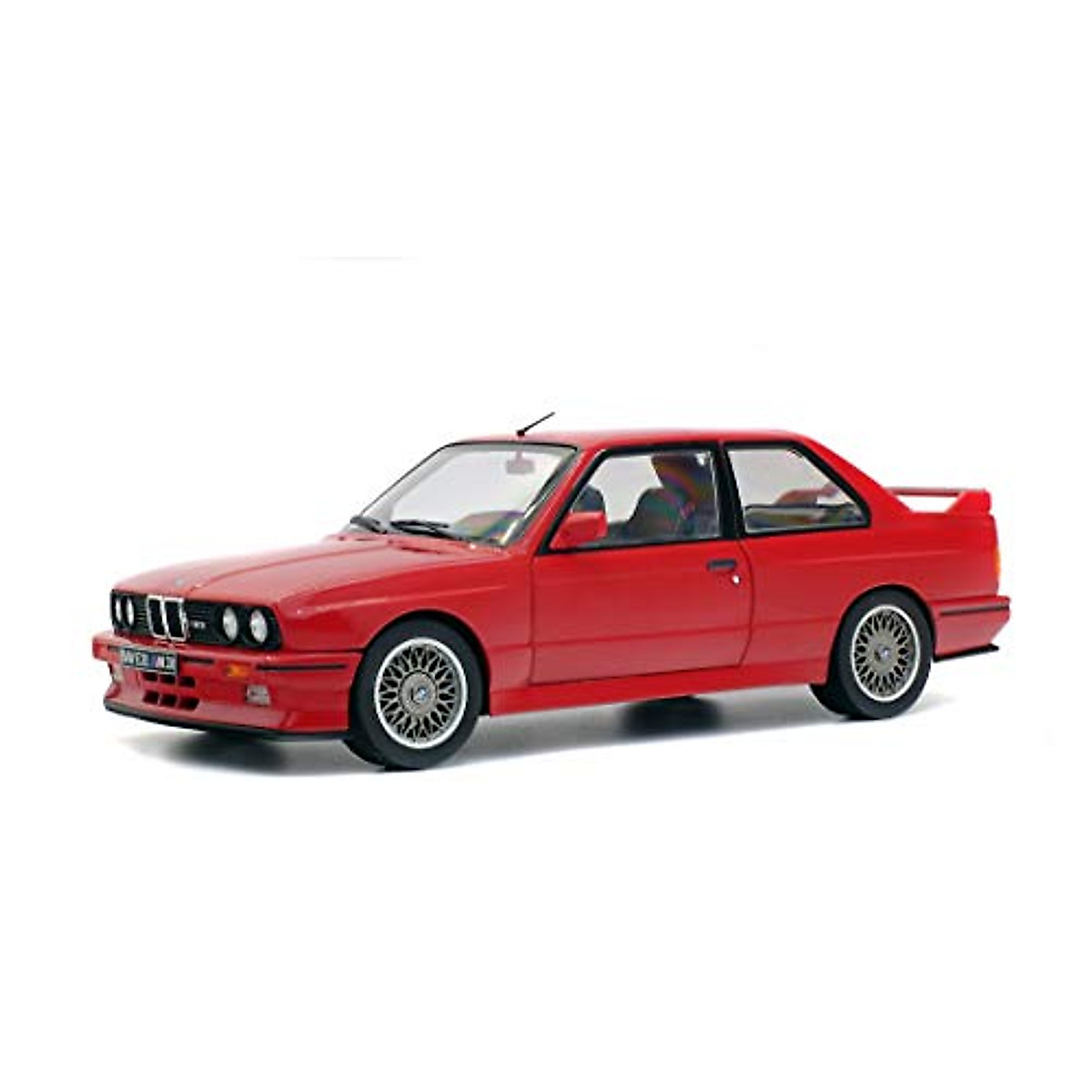 Solido S1801502 1990 BMW E30 M3 Die Cast Car, Red, 1:18 Scale