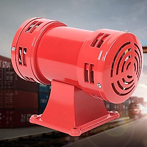 Industrial Siren S-490 Electric Siren 110V Industrial Air Raid Horn Warning Loud 400w 140db Air Raid Sound Siren Alarm Industrial Electric Motor Driven Alarm for Industrial Ships Mines