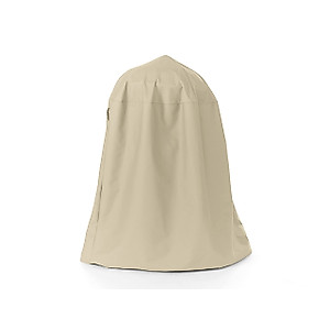 Covermates Fountain Cover - Weather Resistant Polyester, Weather Resistant, Elastic Hem, Outdoor Living Covers, 52DIAMETER x 68H, Khaki