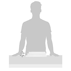 Madesmart Shelf Organizer Cabinet Collection, Fit Shelves, Soft-Grip Surface, Non-Slip Feet & BPA-Free, Large, White Expandable