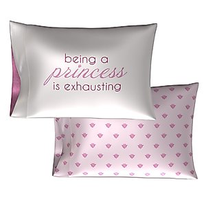 Disney Princess Sleeping Beauty Silky Satin Standard 2 Pack Pillowcase Cover Set 20x30 for Hair and Skin, (Officially Licensed Product) by Franco Collectibles