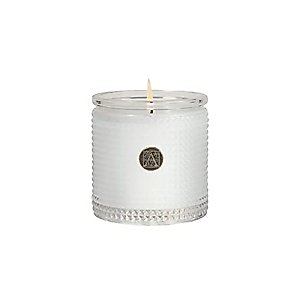 Aromatique Smell of Gardenia Textured Jar Candle - Long Lasting Candles for Aromatherapy Wedding Home Holiday Decor Strong Fragrance Essential Oil Notes of Hyacinth, White Jasmine, Peach Nectar 6oz