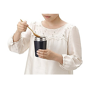 Tiger MCL-B038-AI Tiger Thermos Bottle, Vacuum Insulated, Soup Jar, 12.8 fl oz (380 ml), Heat Retention, Bento Box, Wide Mouth, Round Bottom, Indigo Blue