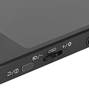 TOPINCN FHD Computer Display, 178 Degree Dual Speakers 14in IPS Portable Monitor 1920x1080 Resolution with Magnetic Cover for Mobile Phone (US Plug)