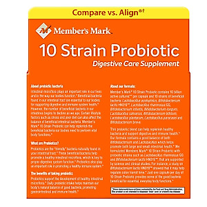 Member's Mark 10 Strain Probiotic (84 ct.)