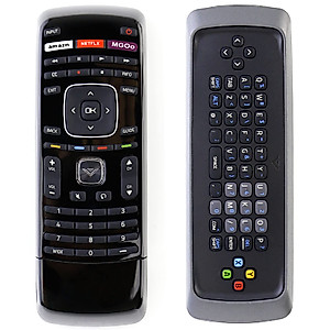 XRT302 Replace Remote Control QWERTY Dual Keyboard fit for Vizio Smart TV M420SL M550VSE E420i-A1 E500i-A1 M420KD M470VSE E552VLE M470sl M550sl M320sl Sb4020ma0m420sl M550SV M370SR M420SR M650VSE