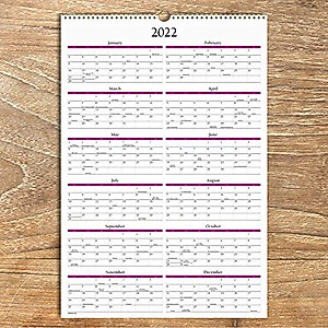 2022 Wall Calendar by AT-A-GLANCE, 15-1/2" x 22-3/4", Large, Monthly, Scenic (DMW20128)