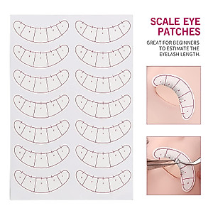 MIILAMOD Eyelash Extension Kit,Training Lash Extension Supplies for Beginners,Lash Mannequin Head With Replaced Eyelids Silicone Training Exercise Set,Eyelash Extension Practice Kit