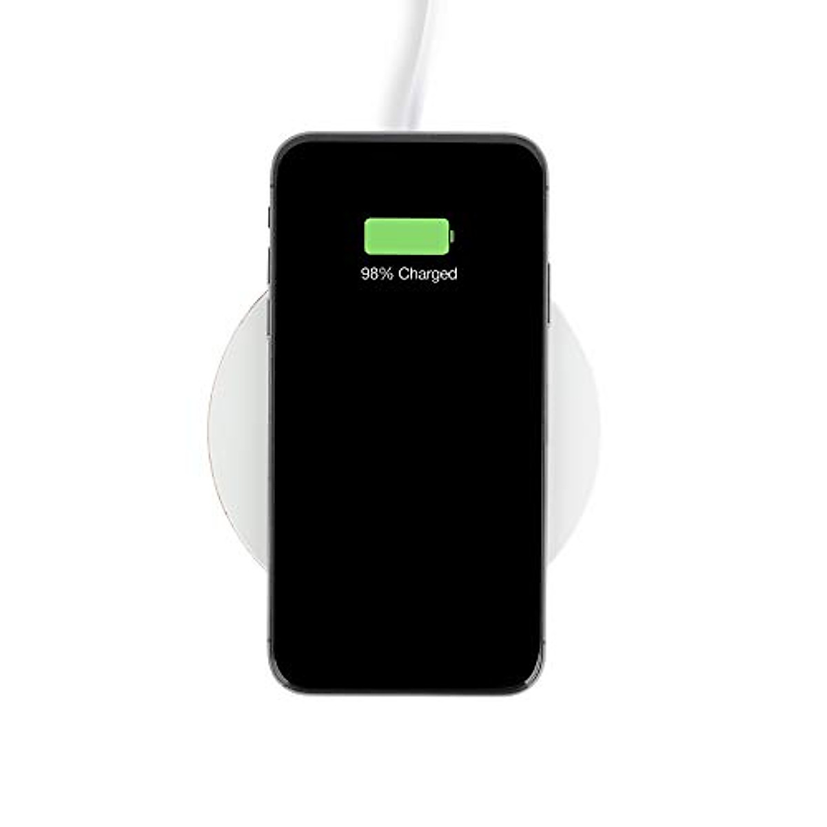 TYLT Puck 10W Wireless Charging Pad (White), Qi-Certified Wireless Charger for iPhone X, iPhone 8/8 Plus, Samsung 9/S9+/S8/S8+/S7/Note 8 and More
