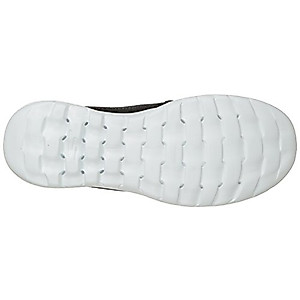 Skechers Performance Women's GO Walk Lite-Eclipse Boat Shoe,black/white,9 M US