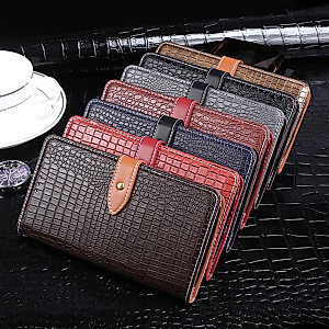 FZZSZS Case for Motorola ThinkPhone,Magnetic Flip PU Wallet Protective Cover with Card Slots Case for Motorola ThinkPhone (6.6"),Golden Leather Case HZ2