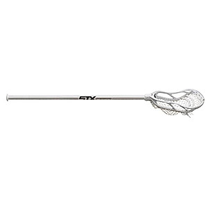 STX Stallion 900 Complete Lacrose Stick A/M with Fiber Composite Handle, White
