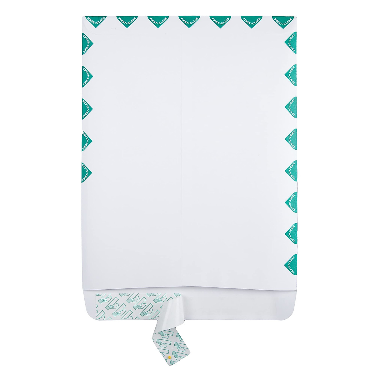 Quality Park 10 x 13 First Class Catalog Envelopes, First Class Border, Redi-Strip Self-Sealing Closure, 28 lb White Wove, 100 per Box (QUA44786)