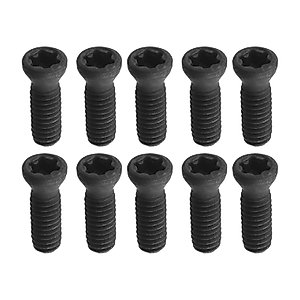 Auniwaig Black Screws Torx M2.5 x 8mm Carbon Steel Flat Head Socket Head Cap Screws Bolt 12.9 Grade for Replacement 10pcs