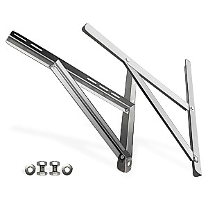 JEACENT Wall Mounting Bracket Rust Free Stainless Steel Support for 9000-24000BTU Condenser Ductless Mini Split Air Conditioner Heat Pump Systems