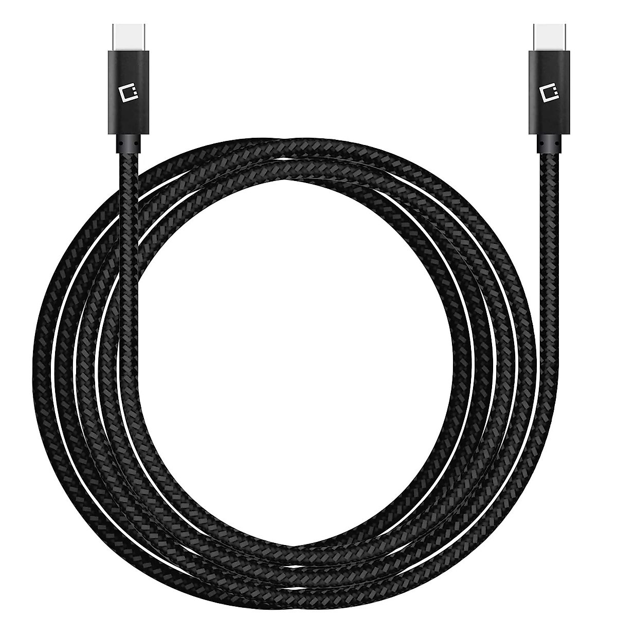 Dual USB-C/PD 60W Fast Charging Cord Compatible with Oppo Reno2 Plus 5Gbps Data Transfer for Power Delivery Hi Capacity Charging (Black)