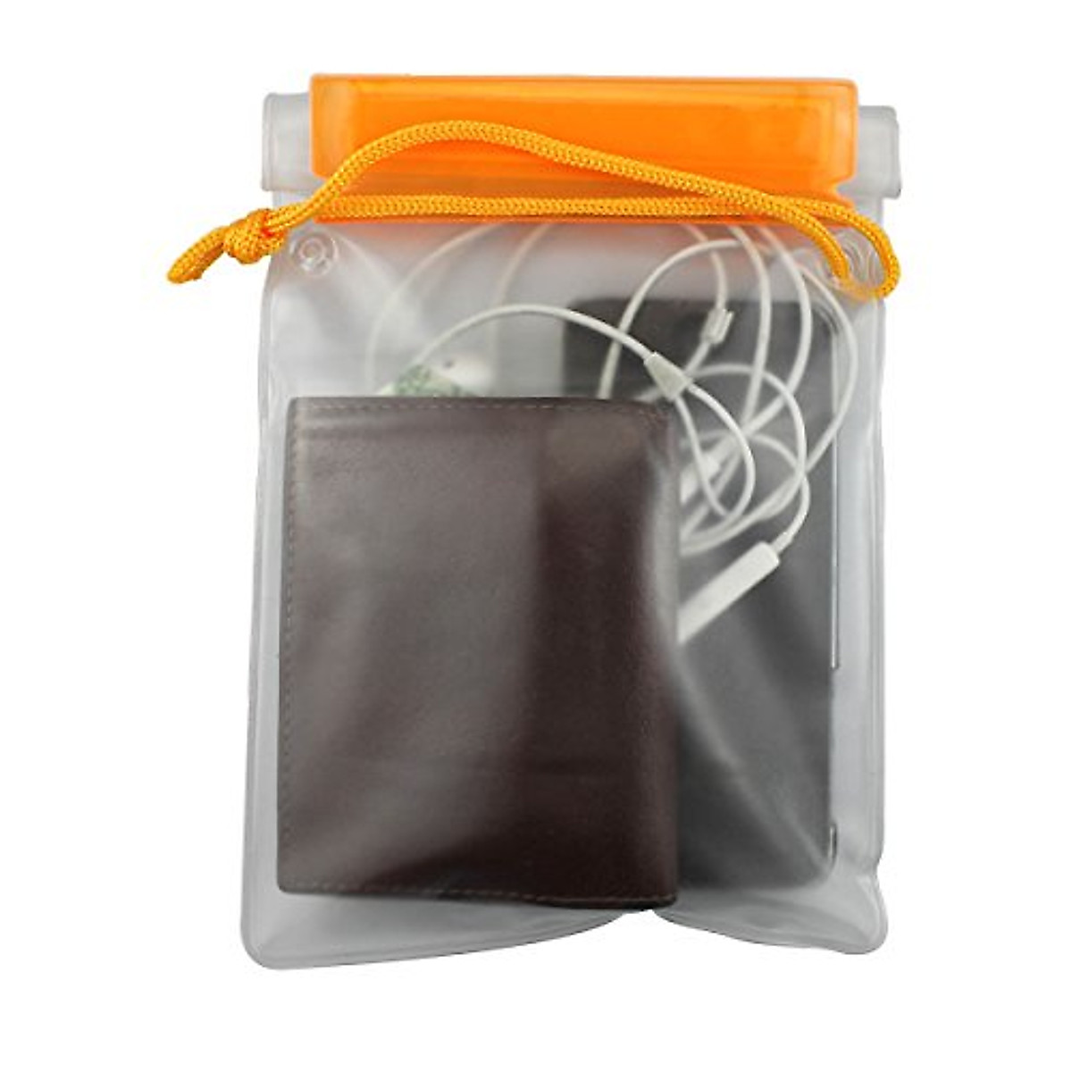 SE Set of 3 Waterproof Plastic Pouches with Hook and Loop Closure - TP126-3