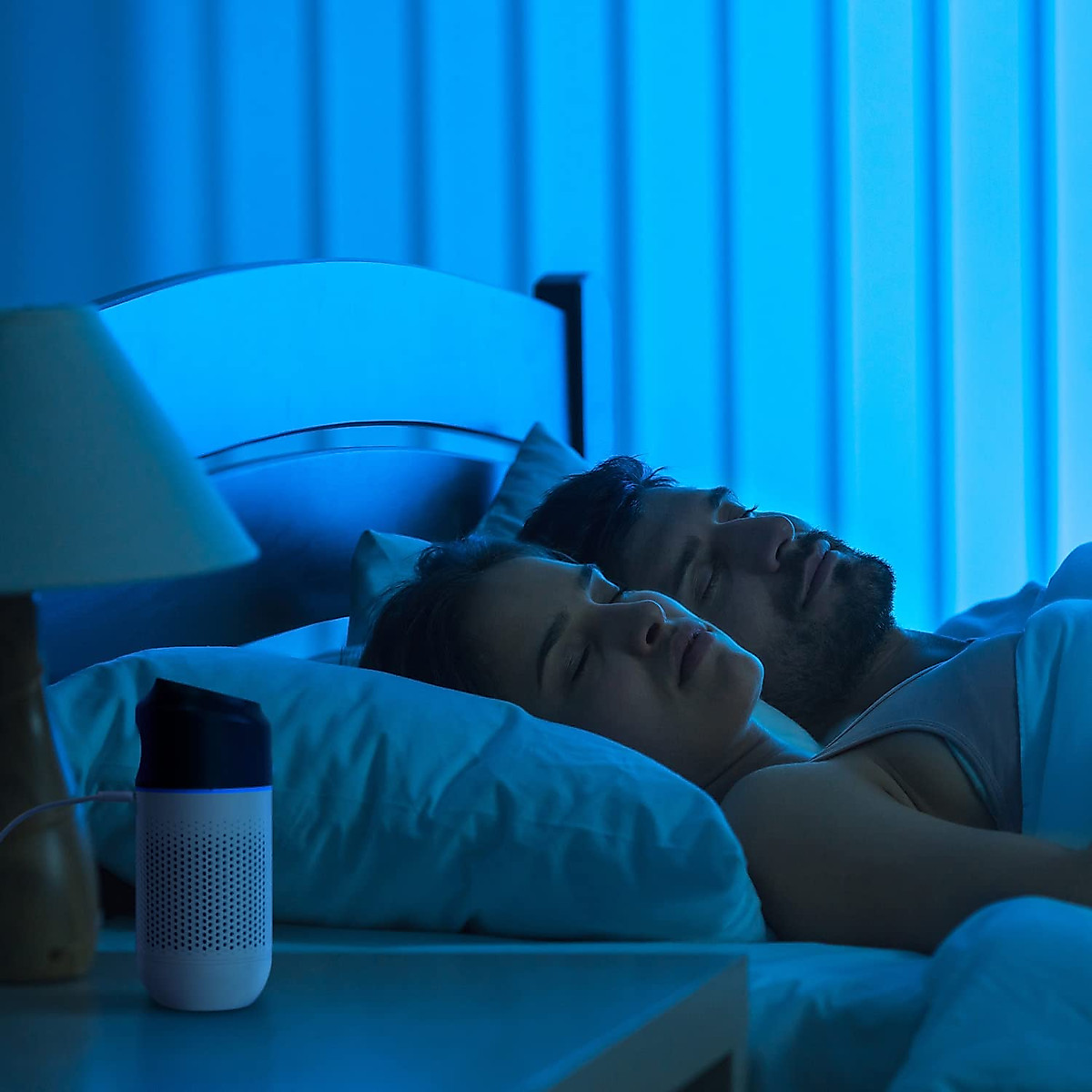 Aluratek Portable H13 True HEPA Air Purifier for Travel, Home, Office, Reduce Smoke, Dust, Mold, Pollen, Odor (APAP01F), Black, Standard