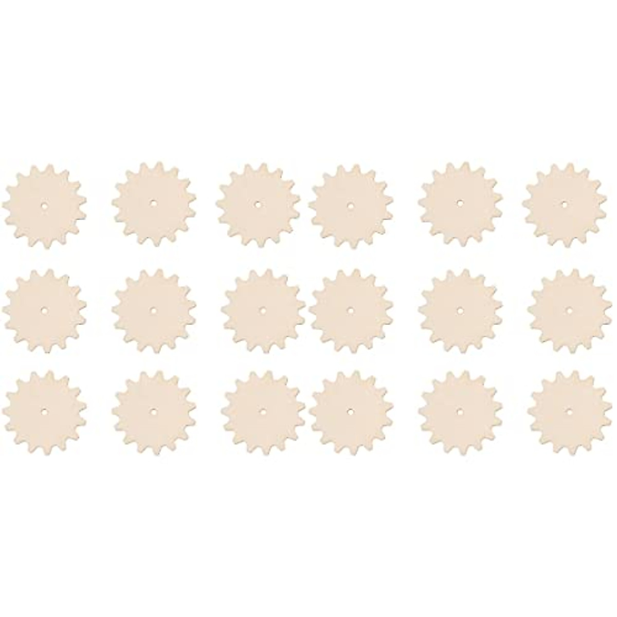 Homoyoyo 20 Pcs Unfinished Wood Cutouts Wood Embellishment Wood Slice Centerpiece Wood Circles for Crafts Rustic Wood Slices Unfinished Wood Ornaments Wooden Pieces Steampunk Bamboo