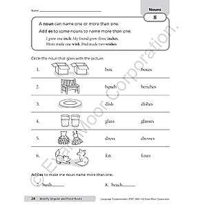 Language Fundamentals, Grade 1