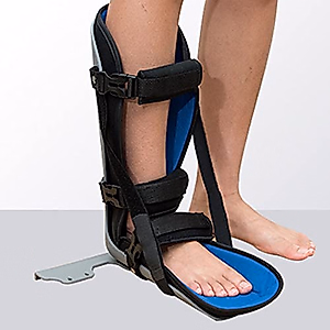 HFSKJWI Plantar Fasciitis Night Splint - Foot Support Brace - Adjustable Foot Stabilizer - Orthotic Sleeping Immobilizer - Walking Exercise Aid - Arch Support,L