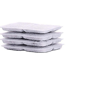 TOPCHANCES 4 Pcs Activated Carbon Filter Replace for Pet Dog Water Fountain (ctivated Carbon Filter)