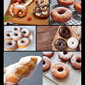 Mini Donut Maker, Non-Stick Donut Maker Machine for Makes 7 Doughnuts, Kid-Friendly Breakfast, Snacks, Donut Print Desserts & More for Home and Travel Use