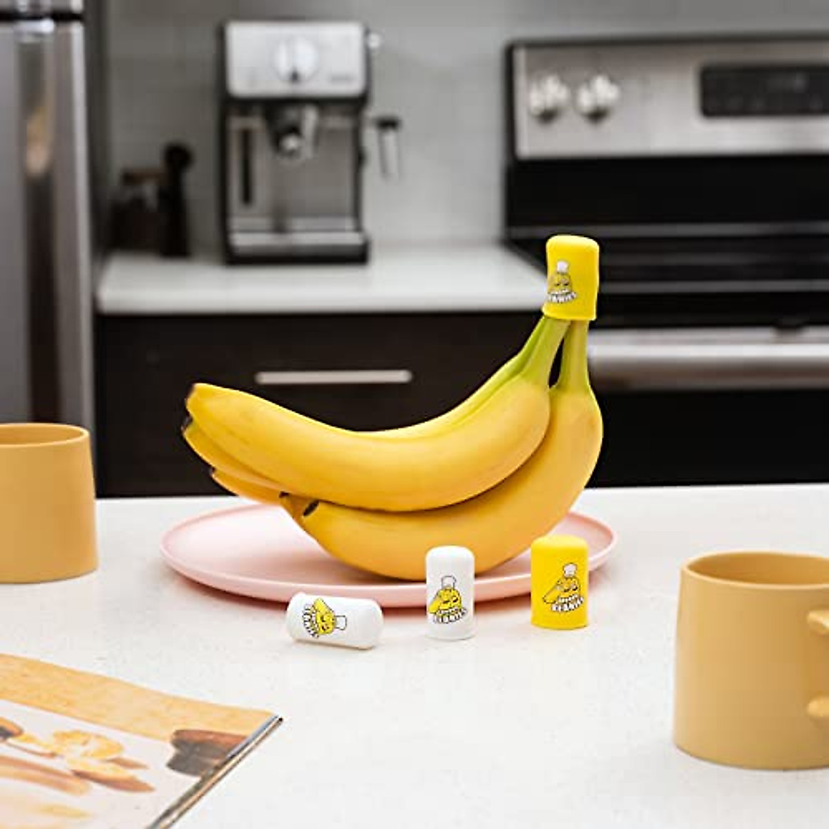 Banana Beanie Banana Saver Cap For Preservation Silicone Cover For Banana Keep Bananas Fresh Stem Cover 5 PACK