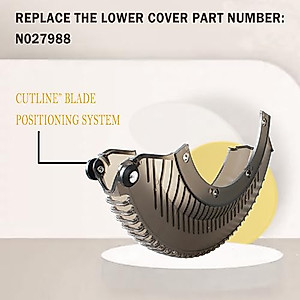 N027988 Miter Saw Lower Guard Assy for DeWalt DHS716 DWS782 DHS790 DWS779 DWS780 Miter Saw ， N562309 Miter Saw Guard Replacement DWS715 Models (1 Pack)