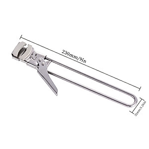 Adjustable Jar Opener, Stainless Steel Can and Jar Opener for Weak Hands Manual Bottle Punch Can Opener for Beer Bottles Cans Beverages Kitchen Gadgets