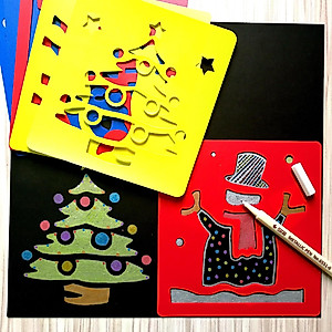 12Pcs Drawing Stencil Template for Kids Crafts Drawing Stencils in Shapes of Transport Drawing Stencils Drawing Toys Cartoon Drawing Template Hollow Painting Template Painting