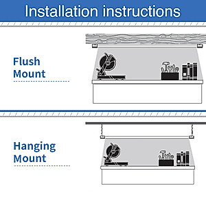 Quarterback 4FT 50W LED Shop Light Linkable with Hexagon Shade Reflector Cover Daylight White 5000K Pull Chain Plug in Workshop Fixture for Garage Workshop Basement