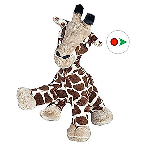 Beary Fun Friends Recordable 8" Plush Gerry The Giraffe w/20 Second Digital Recorder for Special Messages, Rymes or Songs