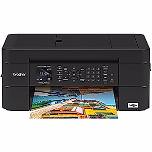 Brother Wireless All-in-One Inkjet Printer, MFC-J491DW, Multi-Function Color Printer, Duplex Printing, Mobile Printing,Amazon Dash Replenishment Enabled (Renewed)