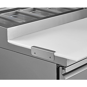Kratos Refrigeration 69K-763 Commercial 71" W Pizza Prep Table, 9 Pan Capacity