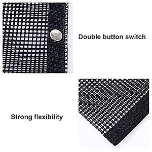 ignishar BBQ Mesh Grill Bags,1 Large Bag+1 Small Bag +1 Basting Brush, Reusable and Non-Stick Grill Tools for Outdoor&Indoor Grilling,Easy to Clean,Dishwasher-Safe