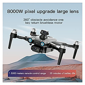OZLIKA AE6 Drone 4K 8K HD Camera GPS 5G FPV Visual Obstacle Avoidance Professional Brushless Motor Quadcopter RC Dron Toys (Color : 8k 1b Avoidance B)