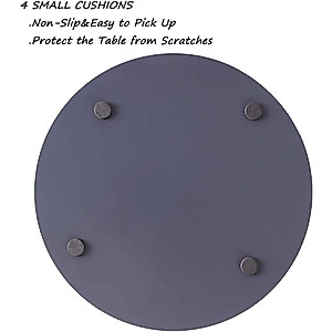 Coo-Drill 12" Round Mirror Plates, Mercuried Mirror Centerpieces 2mm, Circle Mirror Candle Plates for Table Centerpieces &Wedding Decorations & Baby Shower Party&Christmas Decorations,12pack