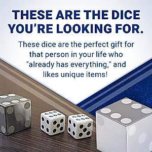 Tungsten Dice - 1cm Each | Pack of 2