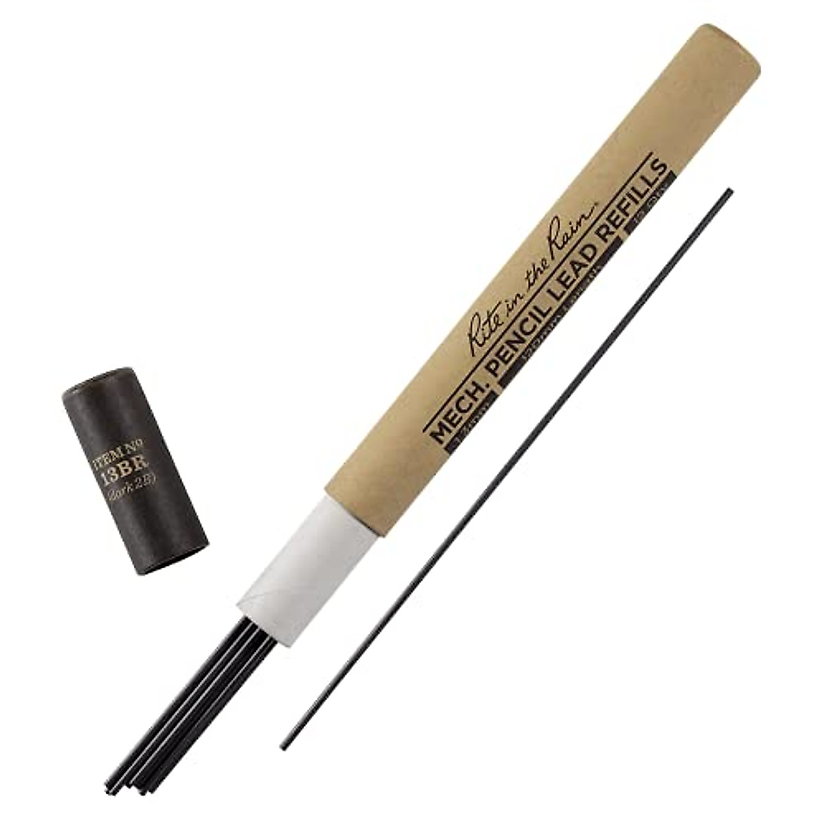 Rite in the Rain Weatherproof Black 1.3mm Lead Refill (No. 13BR)