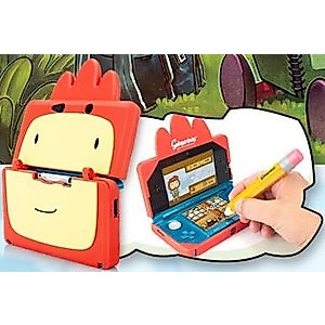 3DS Scribblenauts Unlimited Bundle Includes Pencil Stylus & Silicone Fitted Jacket